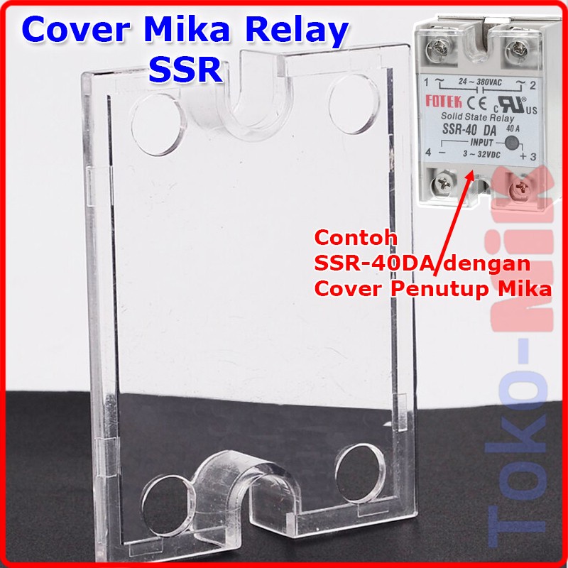 Jual Cover Mika Plastik SSR Transparant Tutup Penutup Solid State Relay | Shopee Indonesia