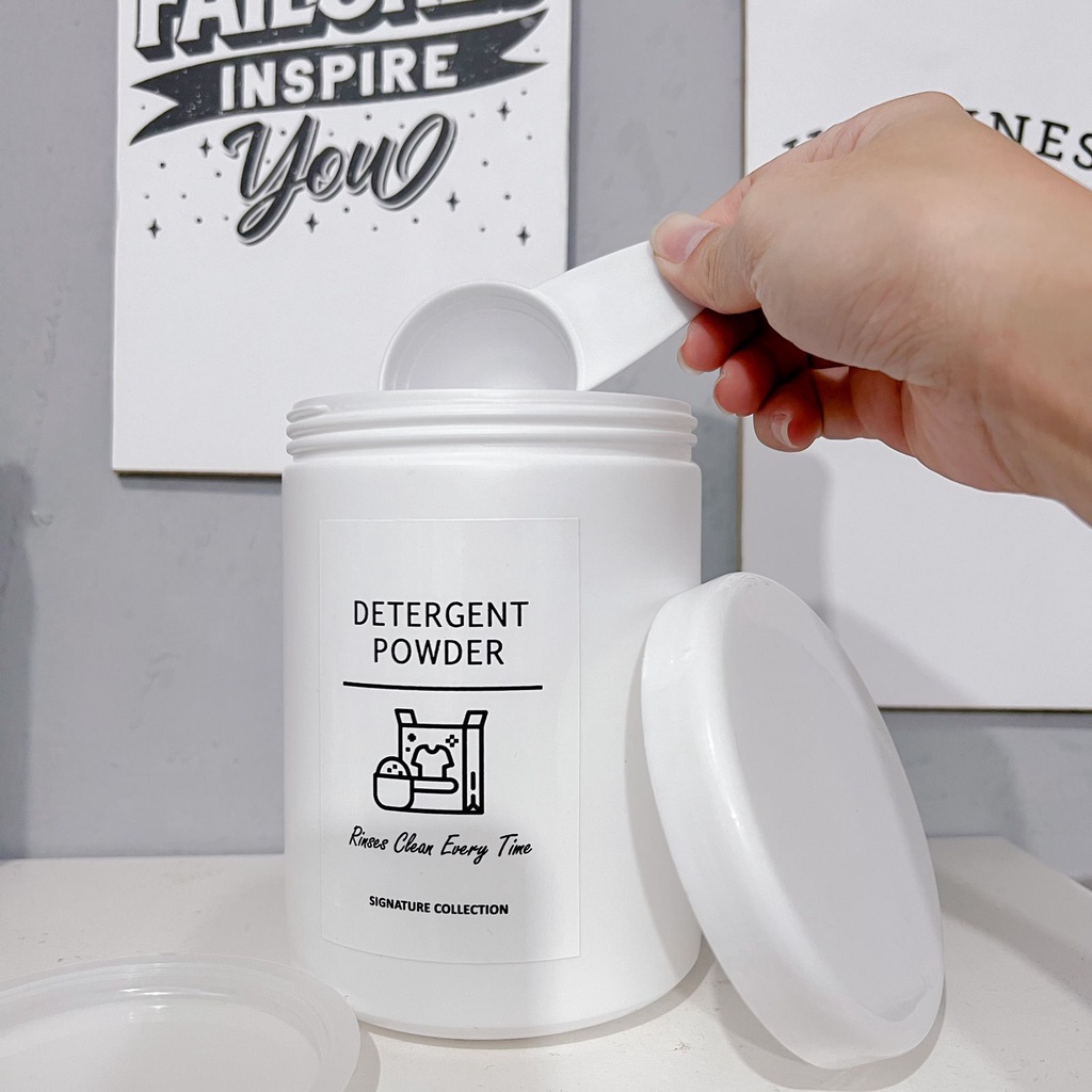 Jual Toples Refill 1000 ml Tempat Deterjen Bubuk Laundry Detergent Oxy ...