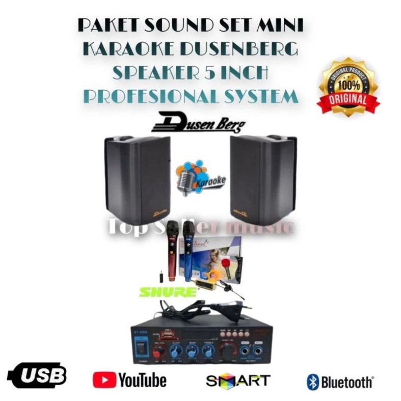Jual PAKET SOUND KARAOKE DUSENBERG ASTEC X1 KARAOKE SETSMART TV YOUTUBE | Shopee Indonesia