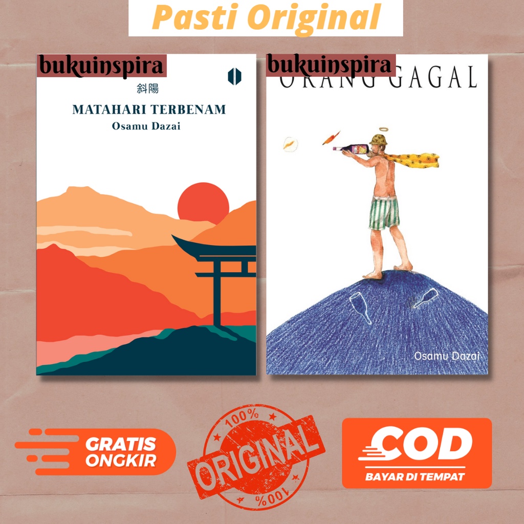 Jual MATAHARI TERBENAM Osamu Dazai - Orang Gagal Osamu Dazai | Shopee Indonesia