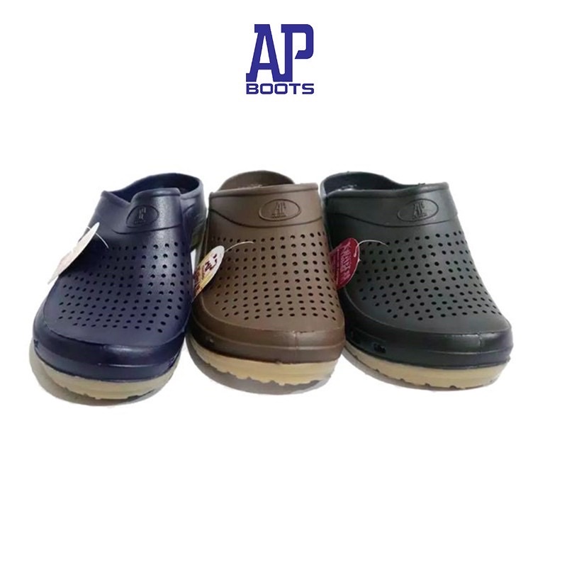 Jual Sandal Slop Sandal Slip On Karet AP Clogs | Shopee Indonesia