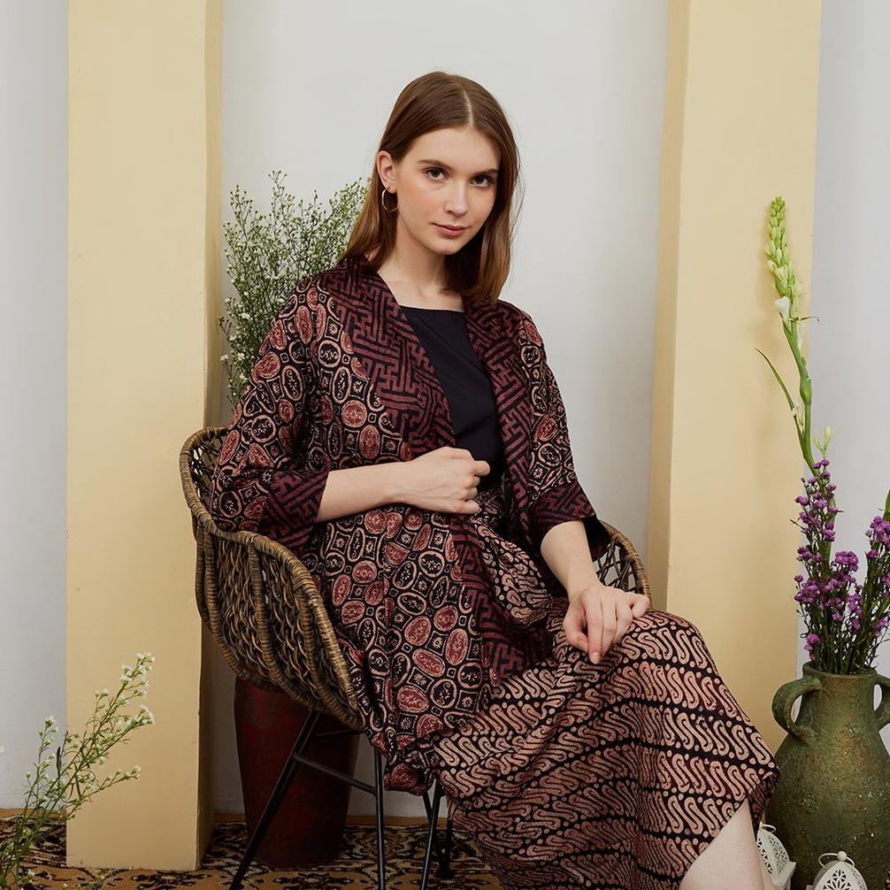 Jual Batik set Zeyra / Baju Kondangan / Pesta / kaftan set / Batik ...