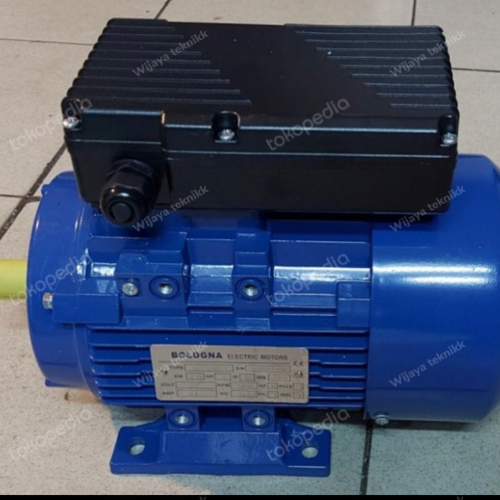 Jual Motor Listrik Bologna 0.75 Kw 1 Hp 1 Phase 1400 Rpm Dinamo 1Hp 220V 1 Phase 4 Pole | Shopee ...
