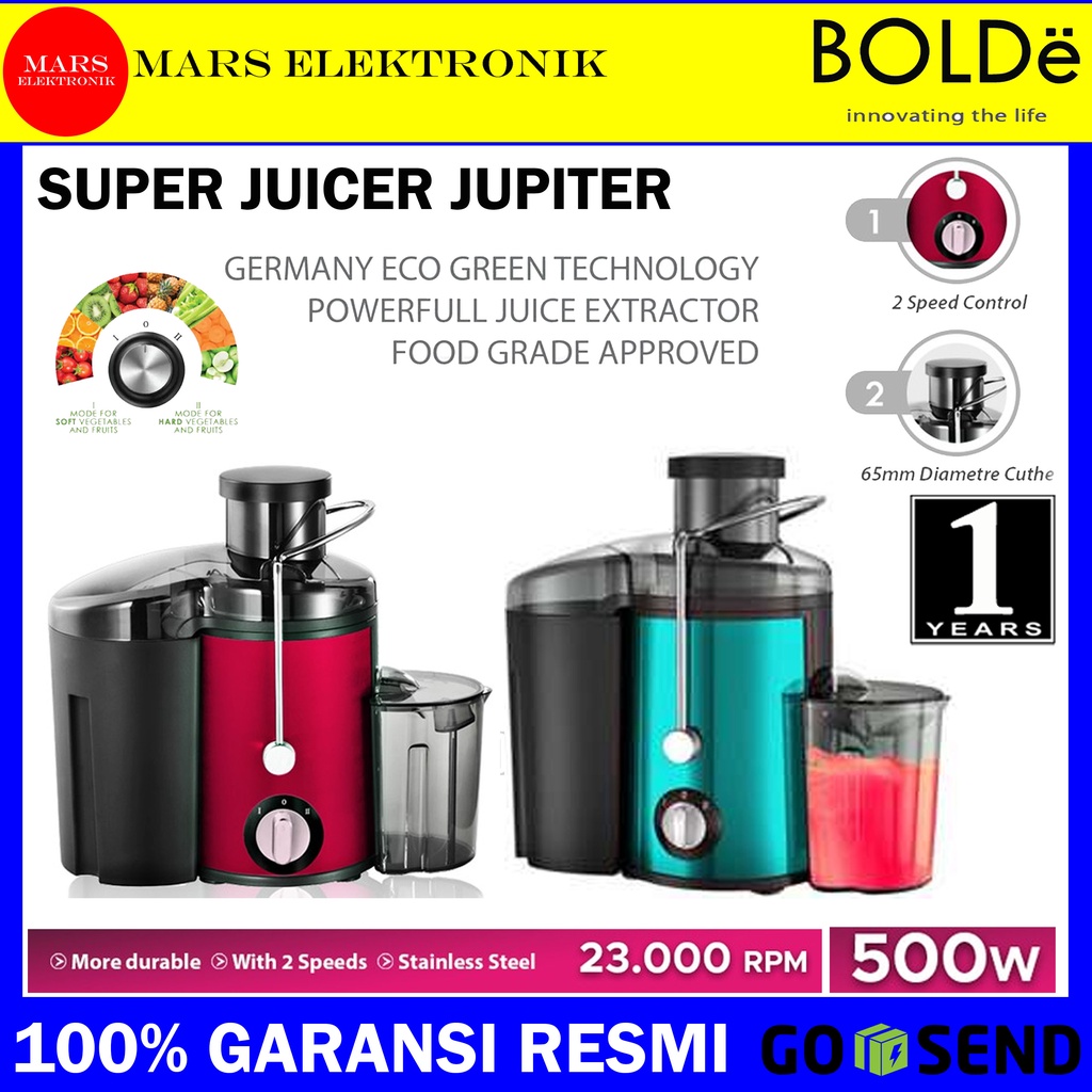 Jual JUICER BOLDE SUPER JUICER JUPITER - GARANSI RESMI - PENGEKSTRAK ...