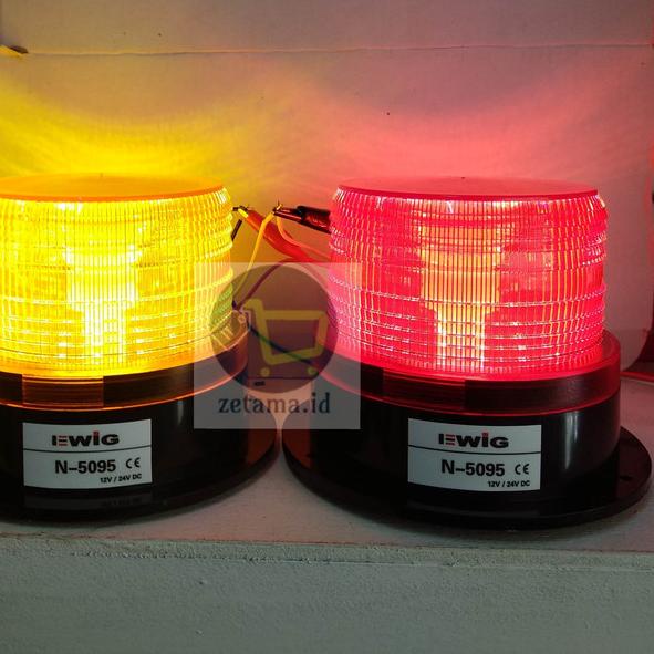 Jual Quality Control LAMPU STROBE LED / WARNING LIGHT DC 12-24V MAGNET ...