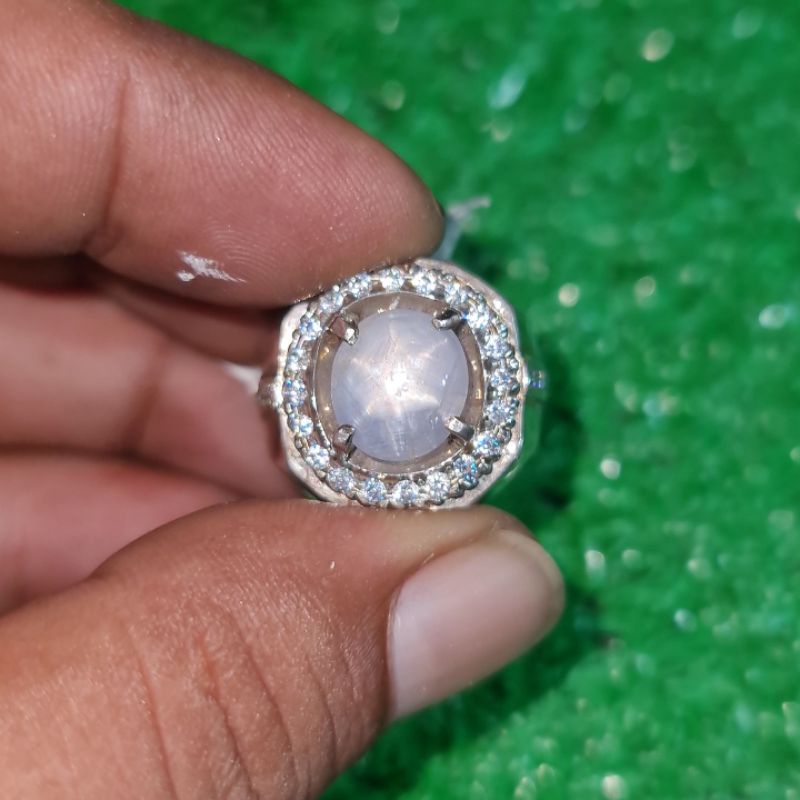 Jual Batu Permata Natural Star Blue Sapphire 5.83ct Ceylon Srilanka | Shopee Indonesia