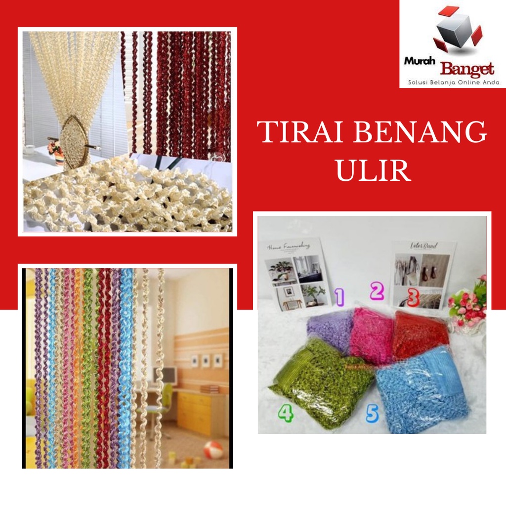 Jual Tirai Benang Ulir | Shopee Indonesia