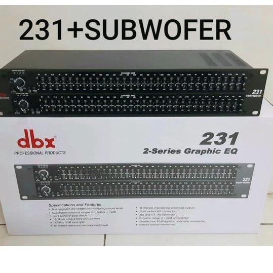 Jual Yang terbaru--EQUALISER DBX 231 ( 2 x 31 CHANNEL ) | Shopee Indonesia