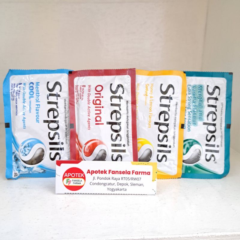 Jual permen strepsils Strepsil membantu melegakan tenggorokan, 1 sachet ...