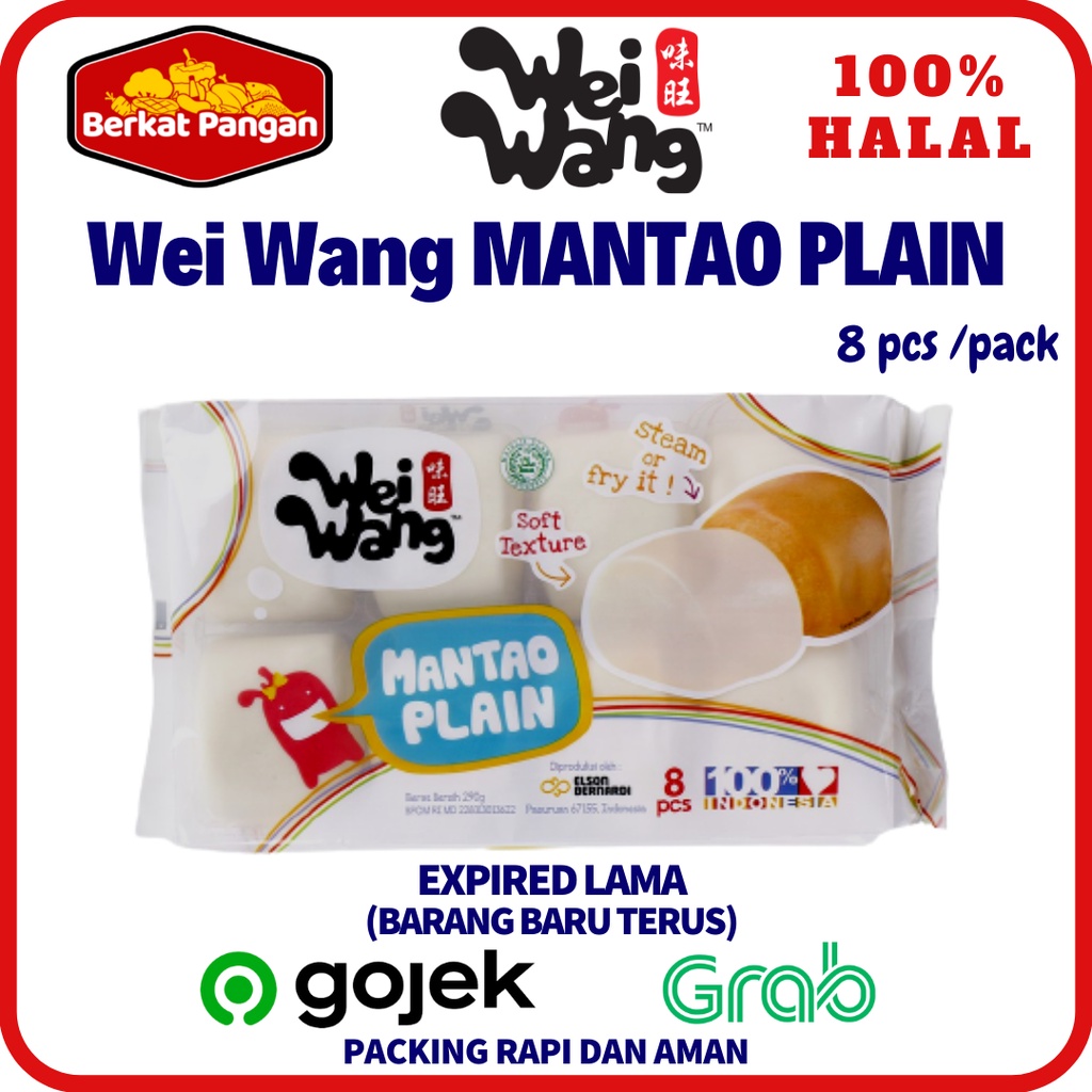 Jual WeiWang Mantao Plain isi 8 pcs Wei wang Mantau | Shopee Indonesia