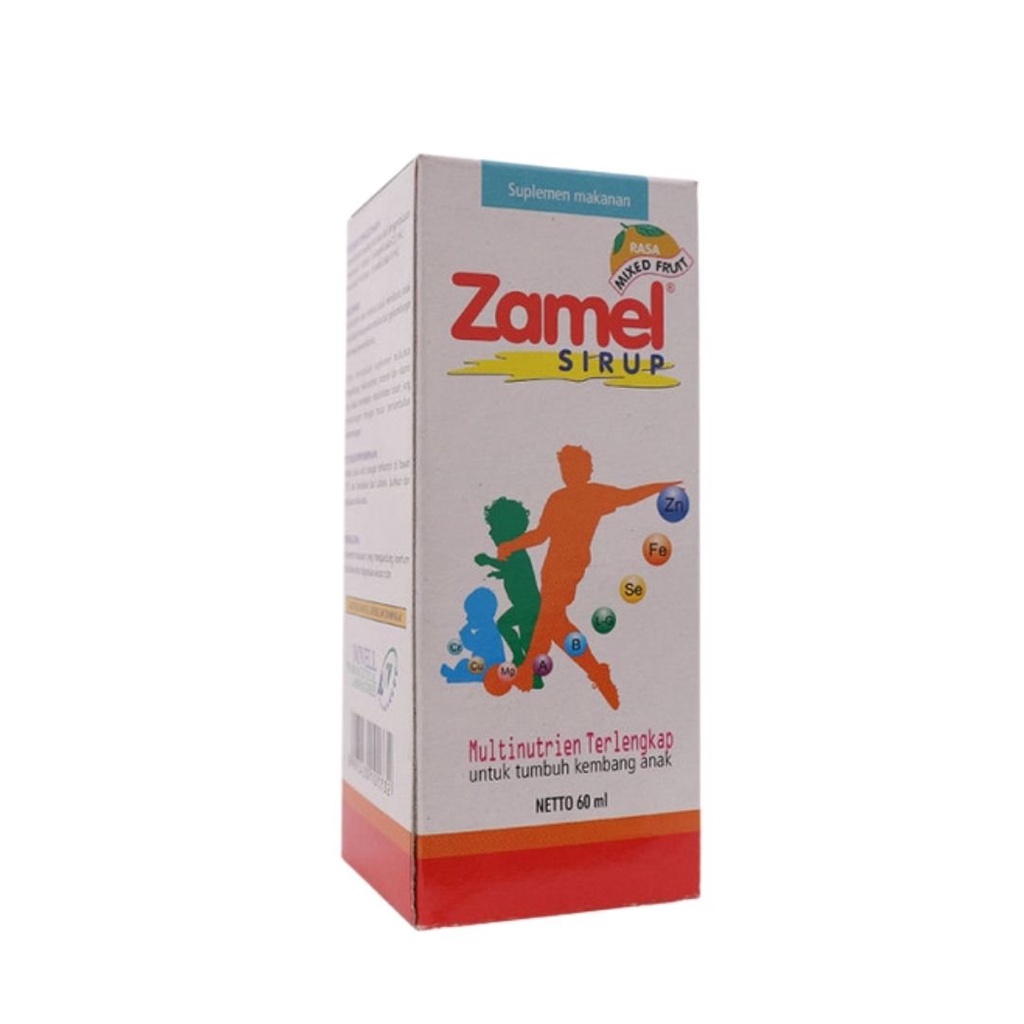 Jual Zamel Syrup 60 ml multivitamin untuk anak | Shopee Indonesia