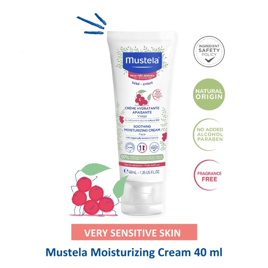 Jual Mustela Moisturizing Cream 40 ML / Mustela Face Cream Very ...