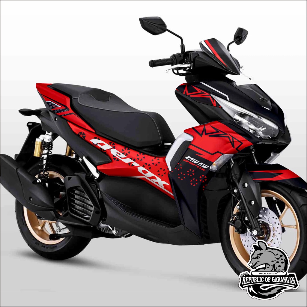 Jual Stiker Decal Aerox New connected & aerox VVA costum sticker full ...