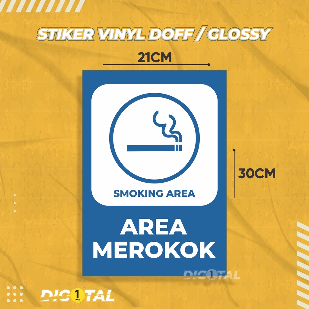 Jual Stiker Smoking Area | Shopee Indonesia