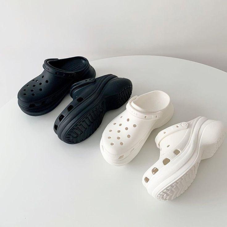 Jual Sandal Wanita Slip On Baim Fuji Polos Viral Jibbitz Sandal CROCS ...