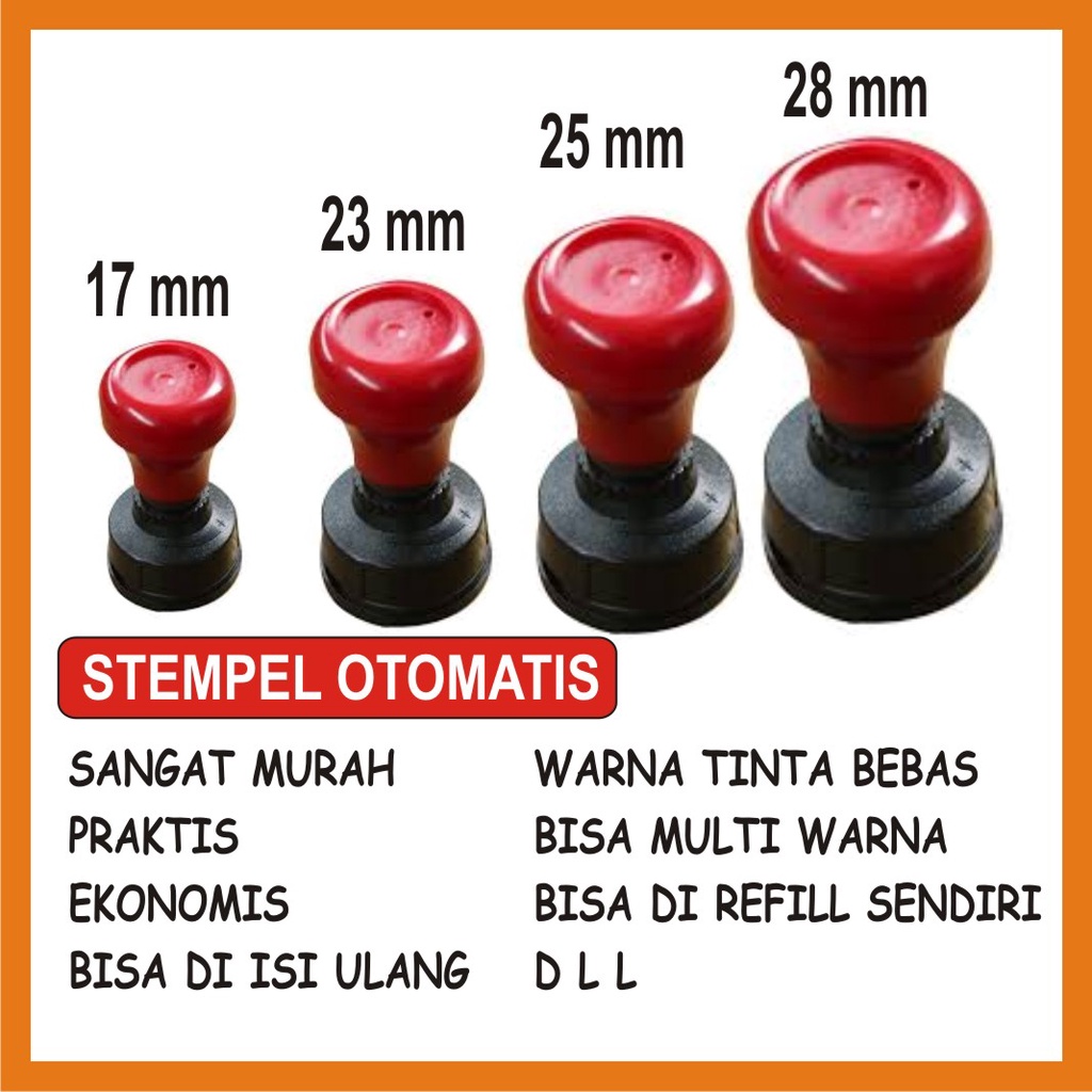 Jual STEMPEL FLASH BULAT KECIL READY 4 UKURAN | Shopee Indonesia