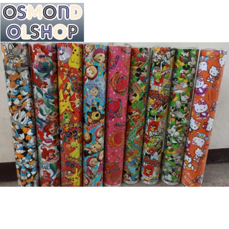 Jual Sticker FunFix Karakter Cartoon (meteran) | Shopee Indonesia