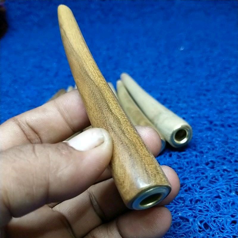 Jual Once Pipa Rokok Kayu Galih Kembang kantil | Shopee Indonesia