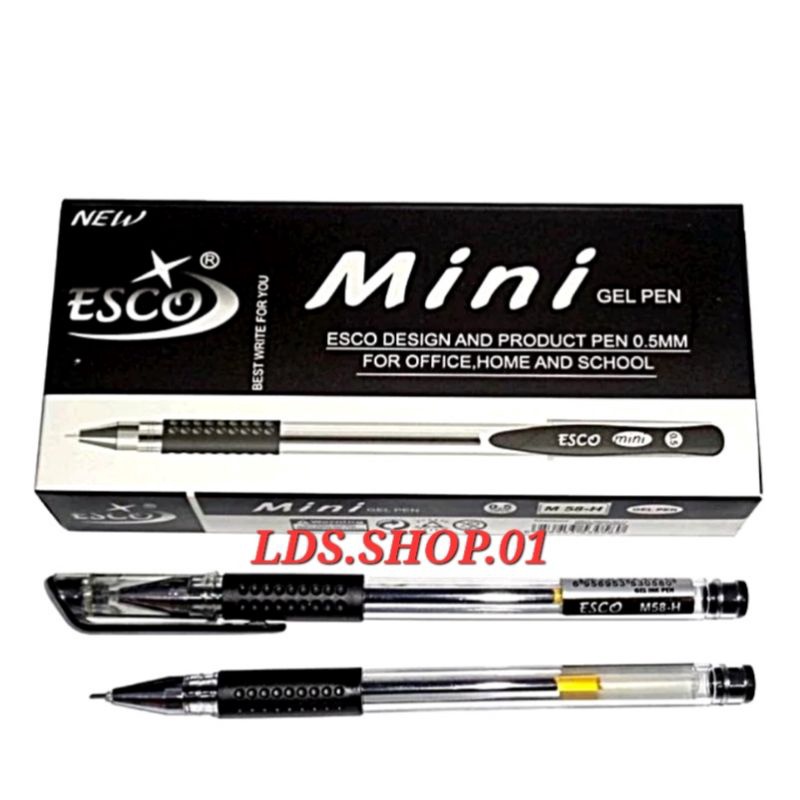 Jual Pen Gel Esco Mini 05 Gel Pen Esco Mini Mata Tajam Pen Squeezy Sq888 1lsn Isi 12pcs