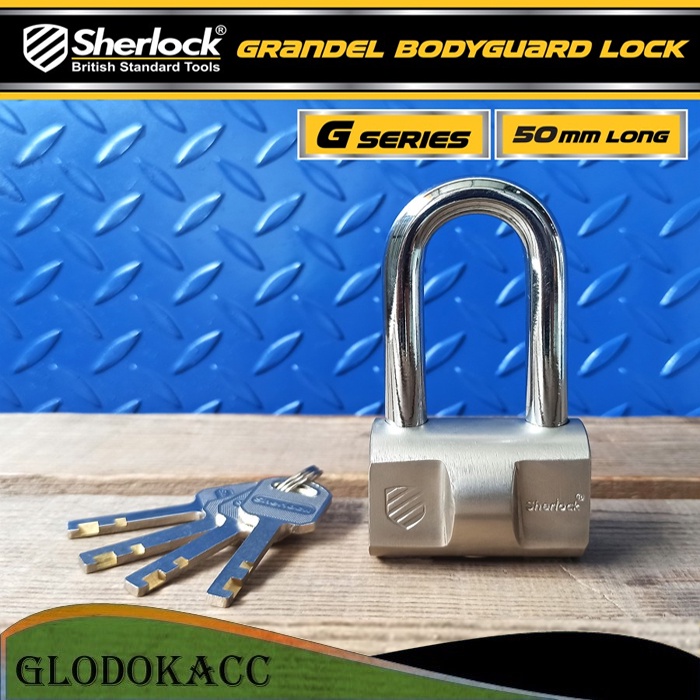 Jual Gembok Original Sherlock Tools BODYGUARD Seri G 50 mm Panjang | Shopee Indonesia
