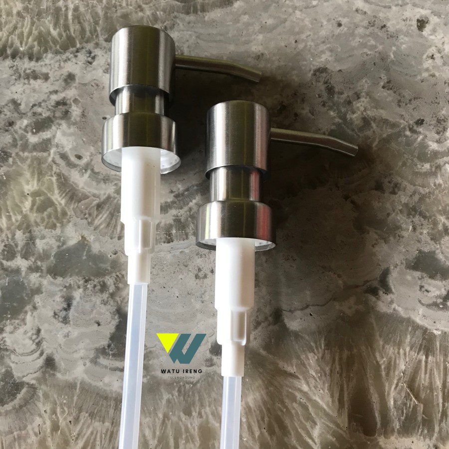 Jual Pompa Botol Dispenser Soap Stainless | Pump Botol Soap Dispenser ...