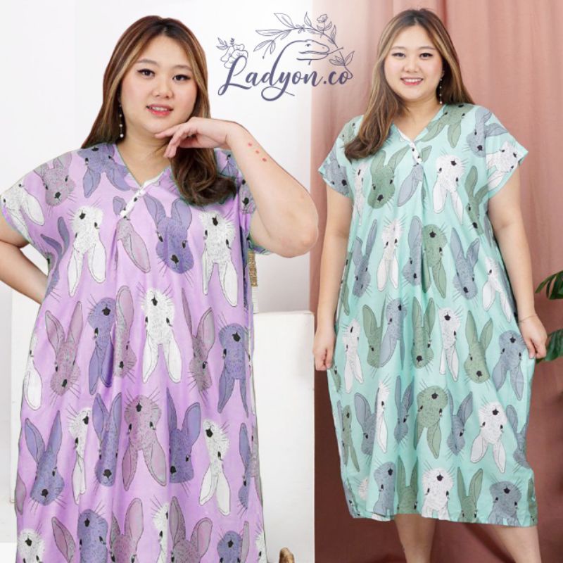 Jual Home Dress Daster Hamil Jumbo LD 135 140 Panjang Semata Kaki XXXL ...
