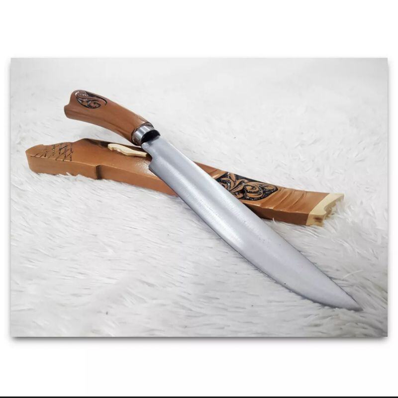 Jual PISAU DAPUR SARUNG UKIR / Pisau Dapur pisau daging baja motif ...