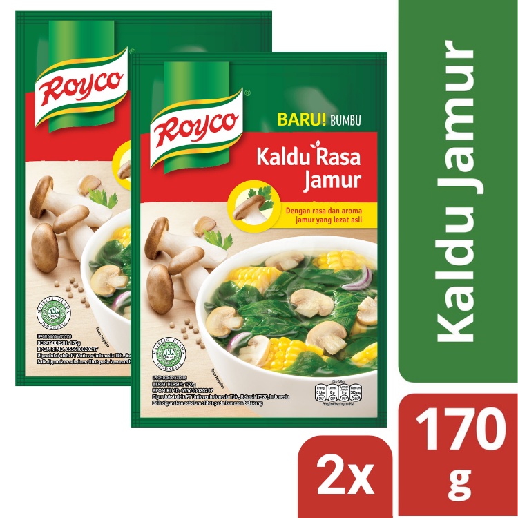 Jual Royco Kaldu Rasa Jamur 170 gr Twinpack | Shopee Indonesia