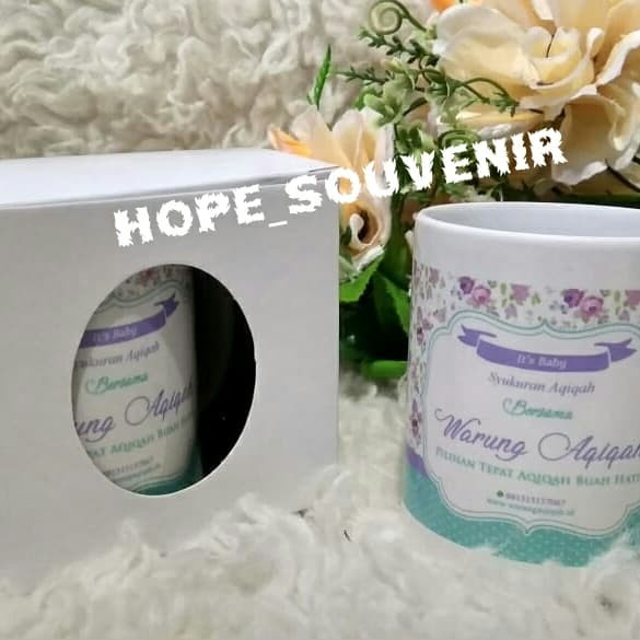 Jual Mug Ultah dan Kemasan Box Dus Doos Putih / Coklat | Shopee Indonesia