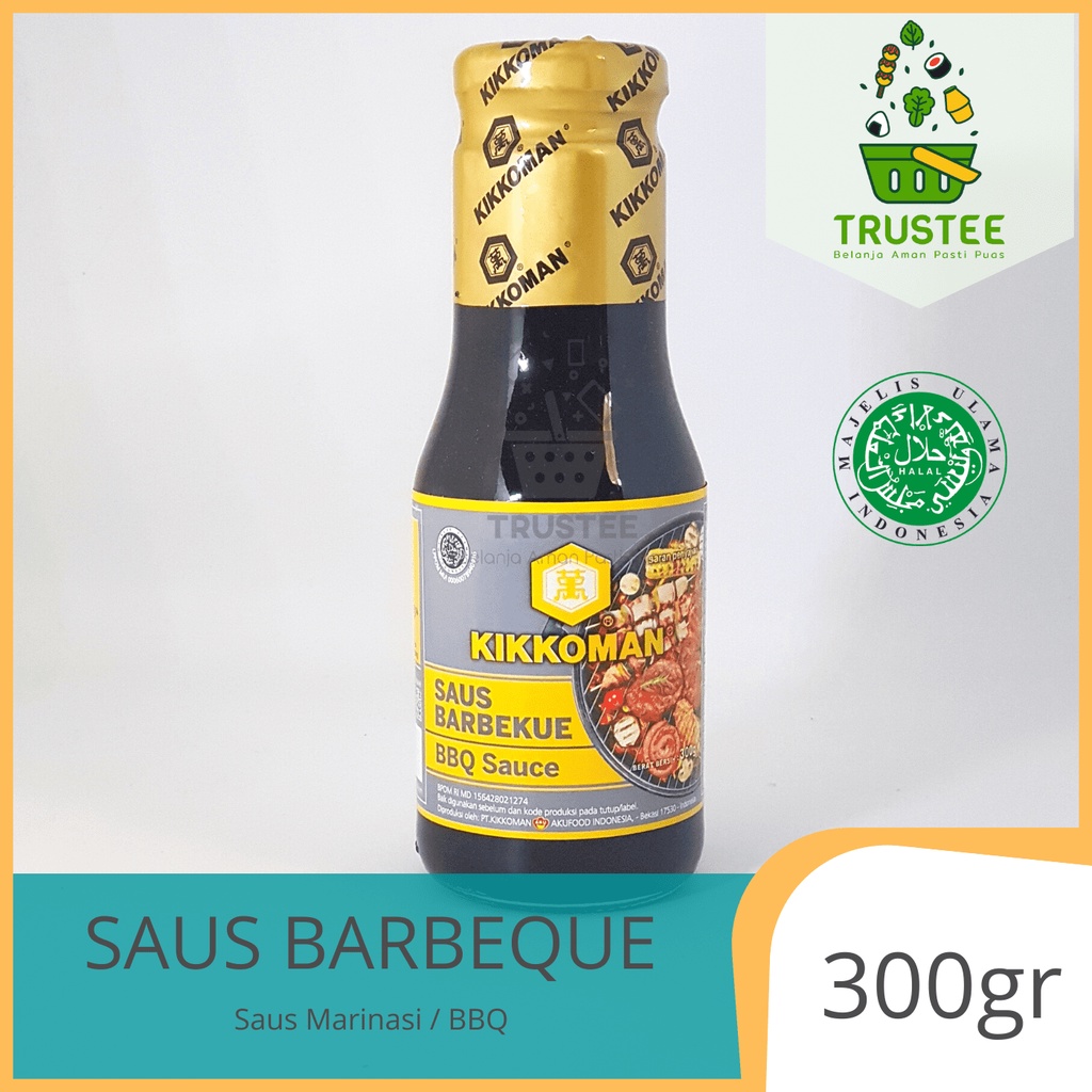 Jual Kikkoman BBQ HALAL Sauce / Saus Barbeque Halal 300gr KC | Shopee ...
