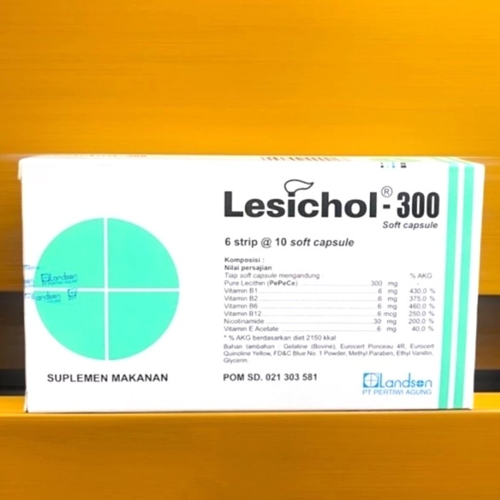 Jual Lesichol-300 Box 60 Kapsul | Shopee Indonesia