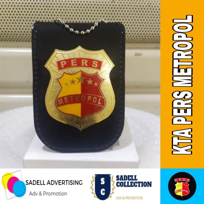 Jual KTA Pers Metropol Kalung Lencana Pers Metropol Tempat Id Card Pers ...
