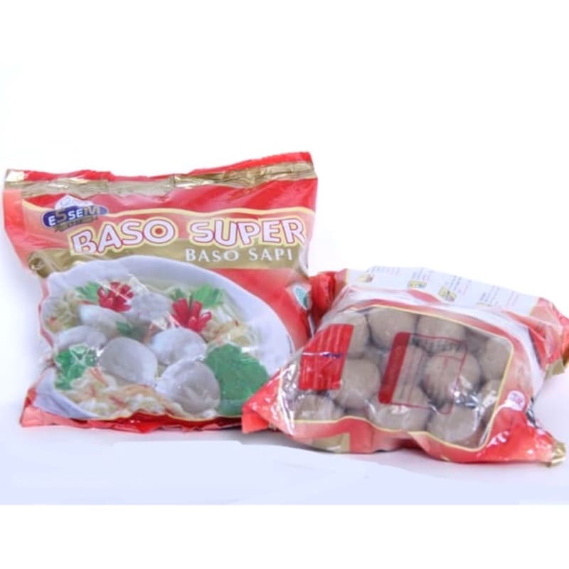 Jual SayurJM Baso Sapi Essem 50 pcs / Bakso Sapi bungkusan Merah ...