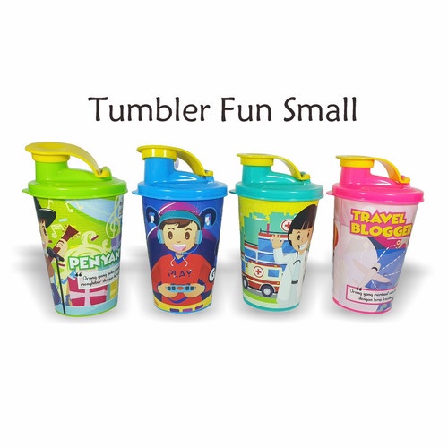 Jual Botol Minum Anak 200ml Gelas Tumbler Mini Fun Biggy / Botol Food ...