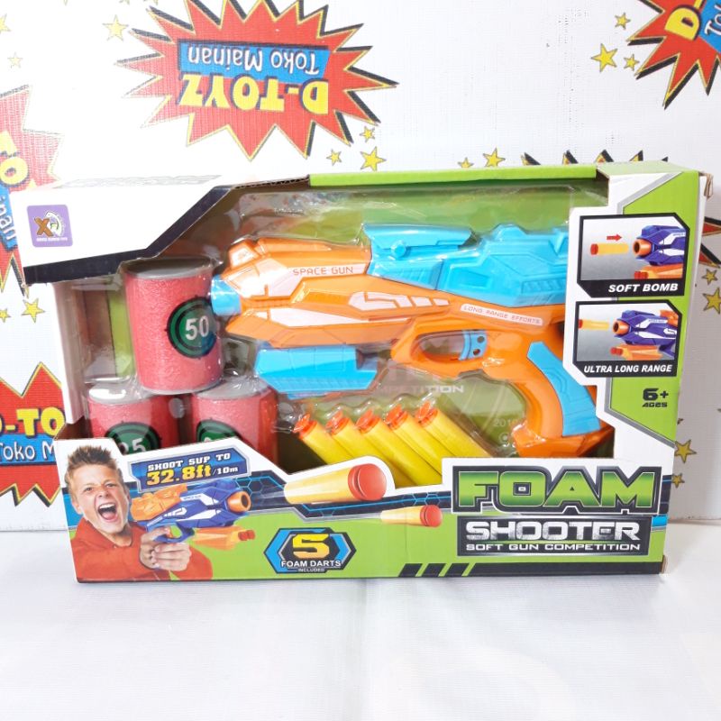 Jual Mainan Nerf Foam Shooter | Shopee Indonesia