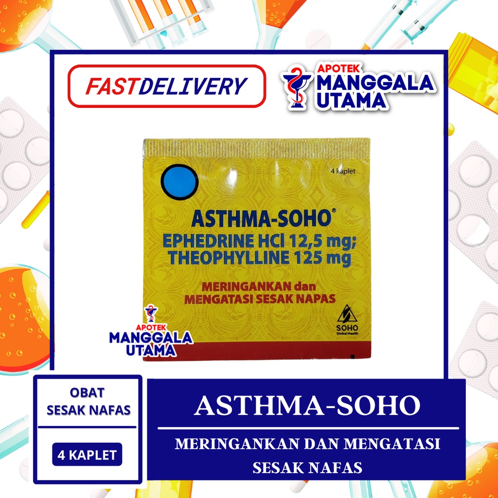 Jual ASTHMA-SOHO ISI 4 TABLET | Shopee Indonesia