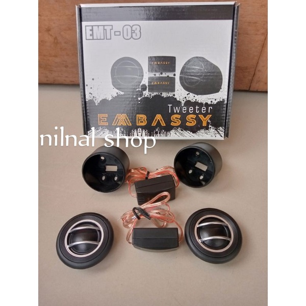 Jual tweeter DOME dashboard mobil Embassy EMT 03 | Shopee Indonesia