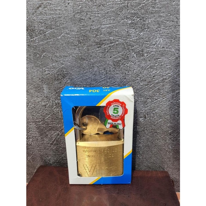 Jual Gembok Pagar Rumah/Ruko/Mobil Box Viro Gepeng 60Mm | Shopee Indonesia