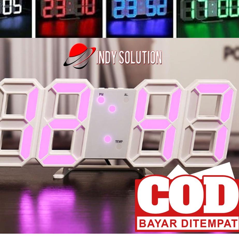 Jual Harga Bersahabat JAM MEJA DIGITAL TS-S60-W MESAKO LED DIGITAL ...