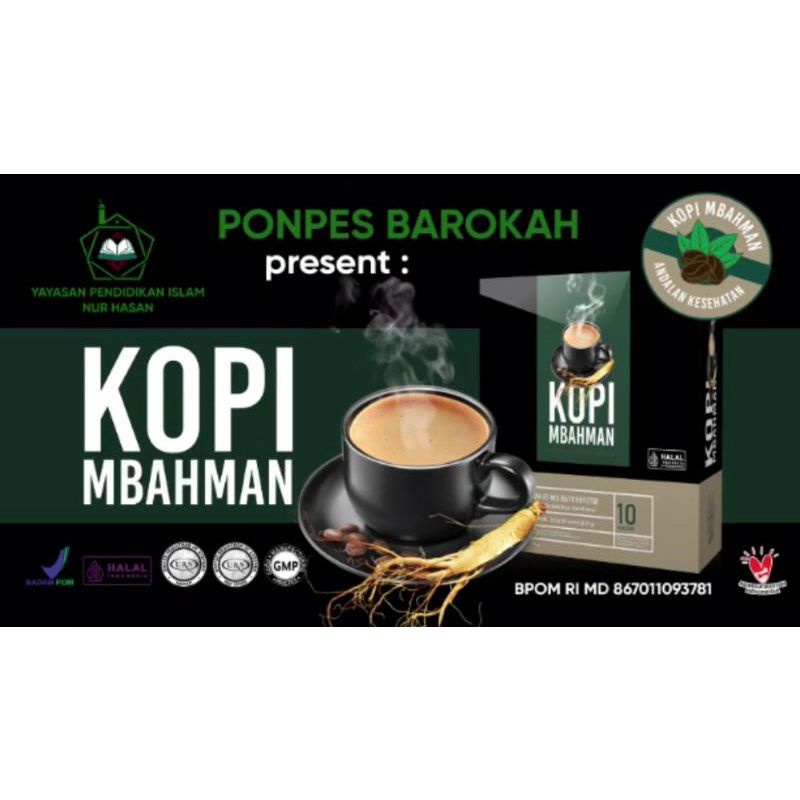 Jual Kopi mbah man original 354 kopi ginseng dan alga spirulina andalan ...