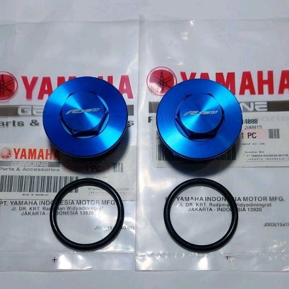 Jual Baut Mur Tutup As seat set kanan kiri Shock Shok Depan Yamaha New ...