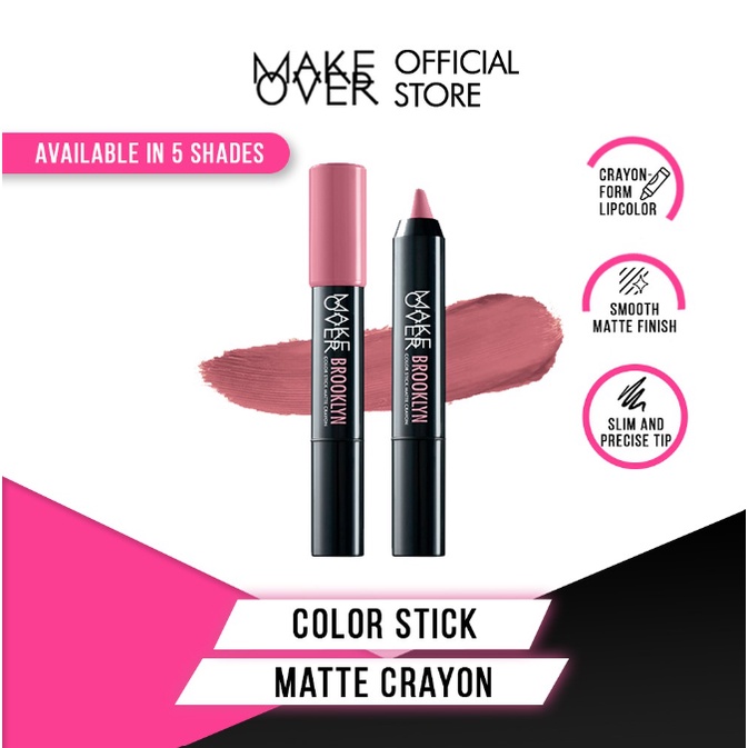 Jual MAKE OVER Color Stick Matte Crayon 2,6GR | Shopee Indonesia