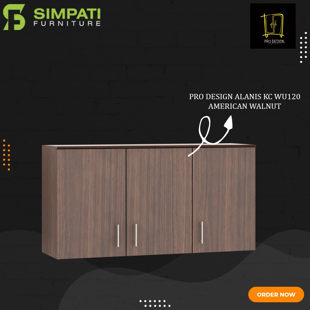 Jual Kitchen Set Atas Gantung/Buffet Atas Dapur Pro Design Alanis KC WU ...