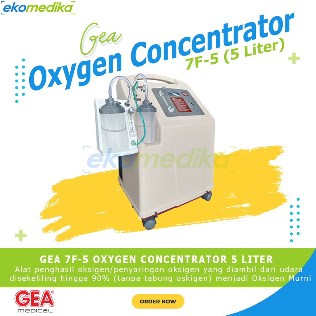 Jual Oxygen Concentrator 5 Liter GEA 7F-5 - Mesin Penghasil Oksigen ...