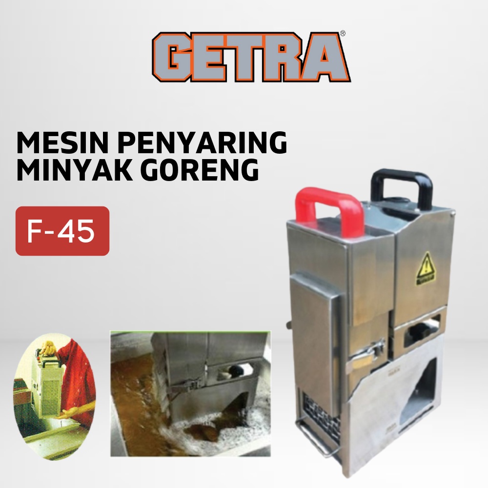 Jual Mesin Penyaring Minyak Goreng 20 Liter GETRA F-45 / Oil filter ...