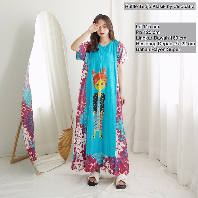 Jual Daster Ruffle Tedjo Klasik by Cleopatra (ECER PILIH WARNA & GROSIR ...