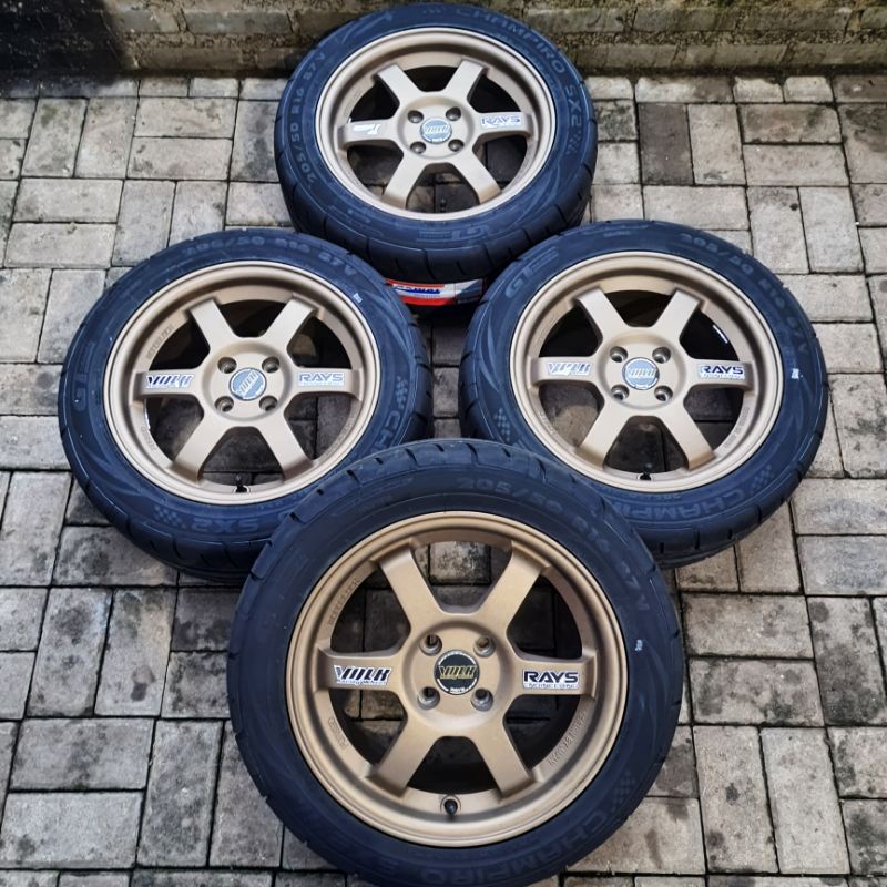 Jual Velg Ring 16 Brio Mobilio Jazz RS Freed Yaris Raize Volk Rays TE37 R16 | Shopee Indonesia