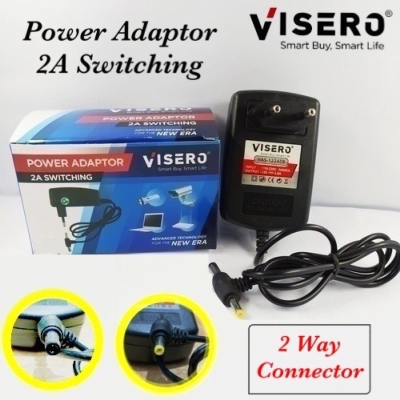 Jual Power adaptor switching 12V Visero 2A | Shopee Indonesia