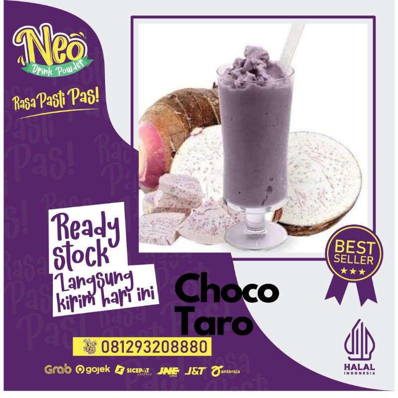 Jual Bubuk Minuman Rasa Choco Taro 1Kg/Choco Taro Powder/Bubuk Choco ...