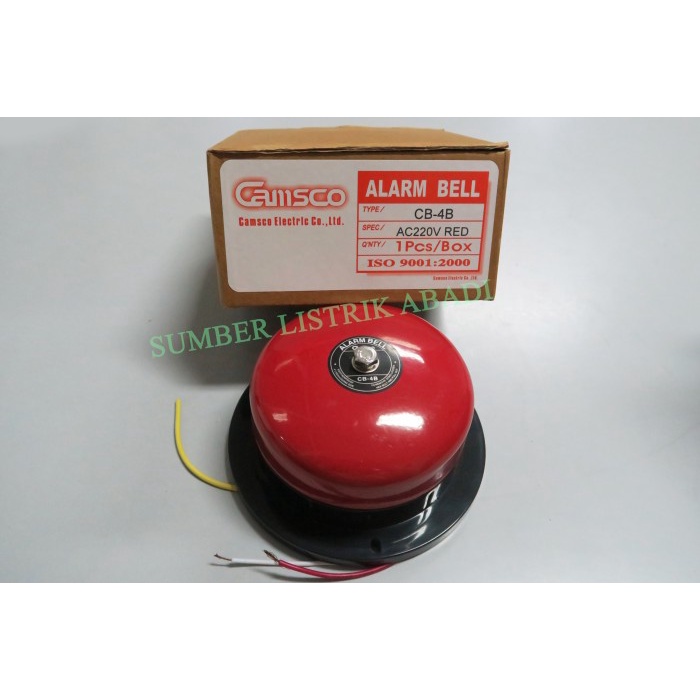 Jual Camsco Alarm Bell CB-4B 10cm (Bel Sekolah, Bel Pabrik) | Shopee ...